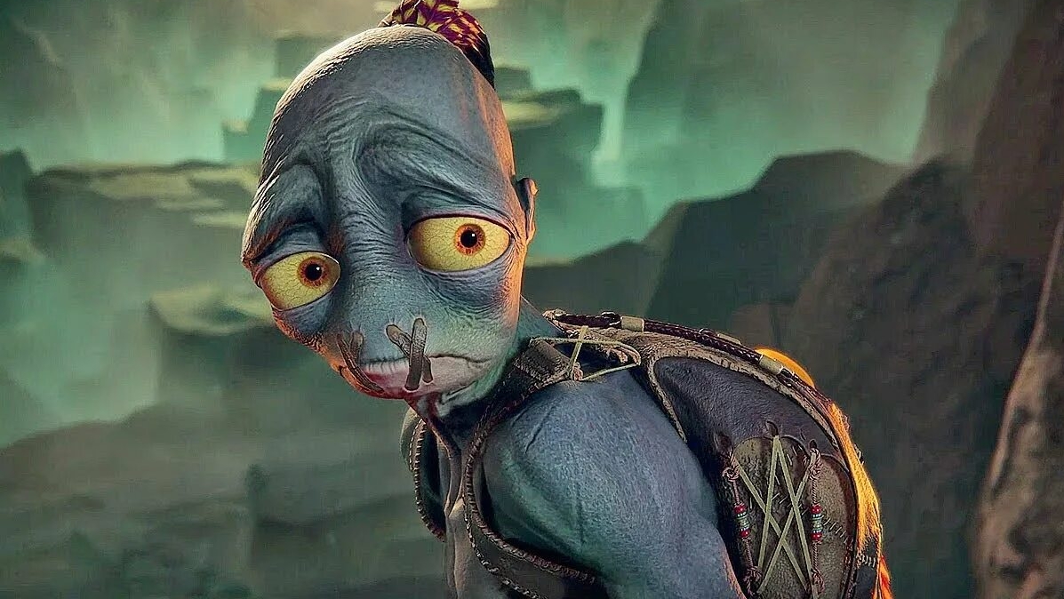 Oddworld: Soulstorm-2 часть Oddworld Эйб главный герой спасает собратьев-мудоконов