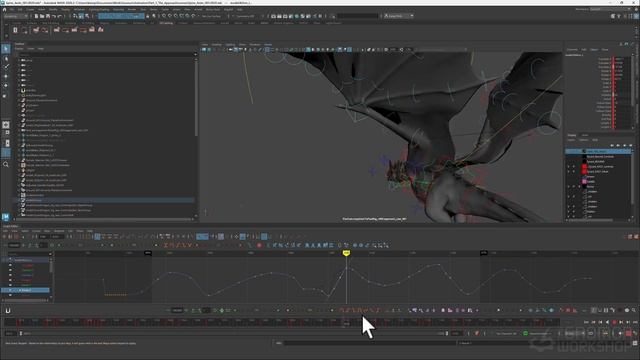 Animating a Dragon Rider for Film &amp; VFX