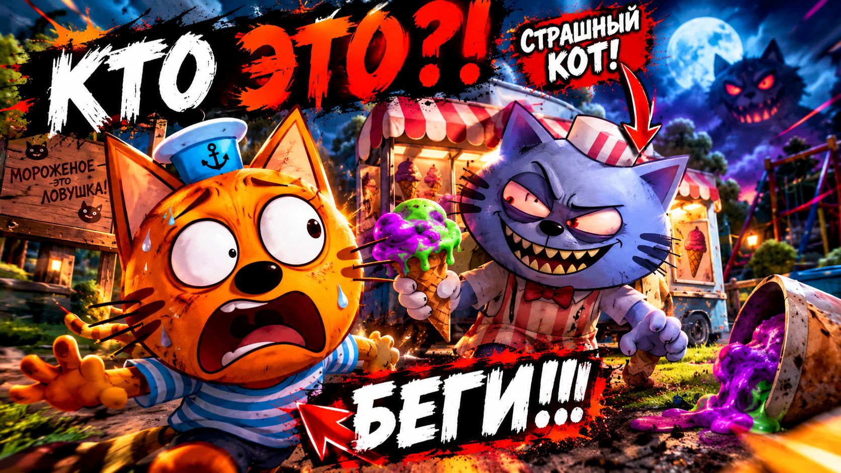 Три кота Страшилки