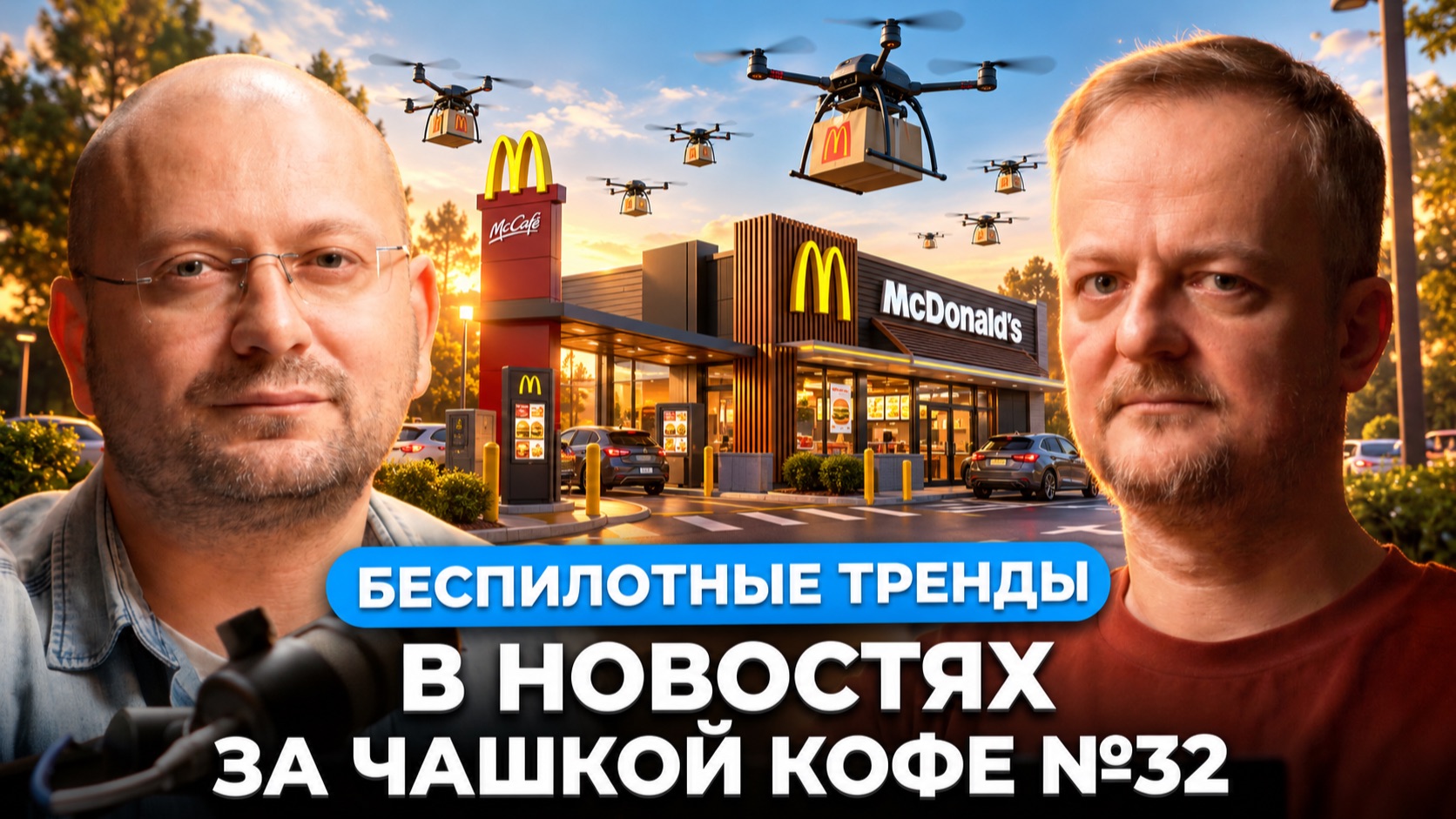 Беспилотные тренды в новостях за чашкой кофе