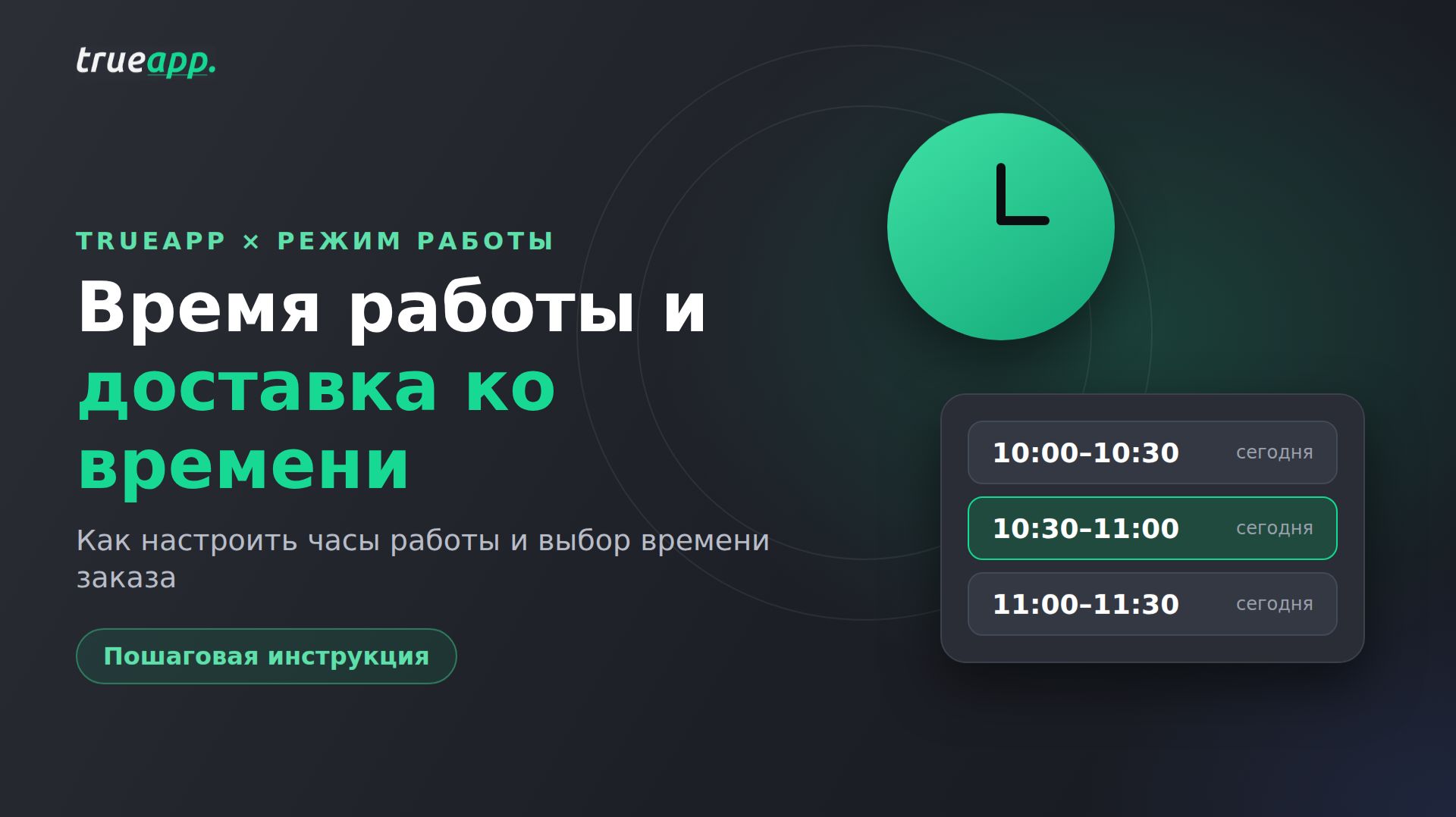 Инструкции TrueApp