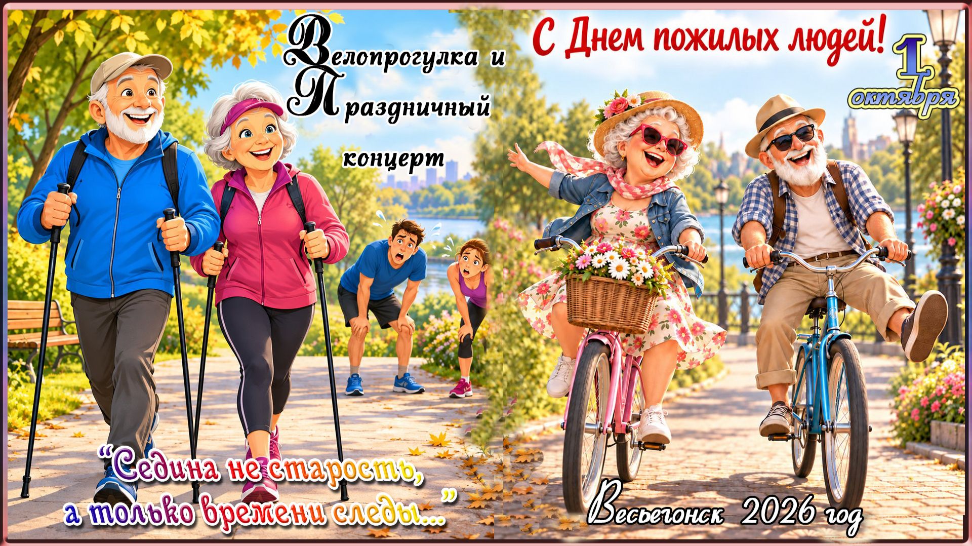 Весьегонск. С Днем Добра и Уважения! Международный день пожилых людей.