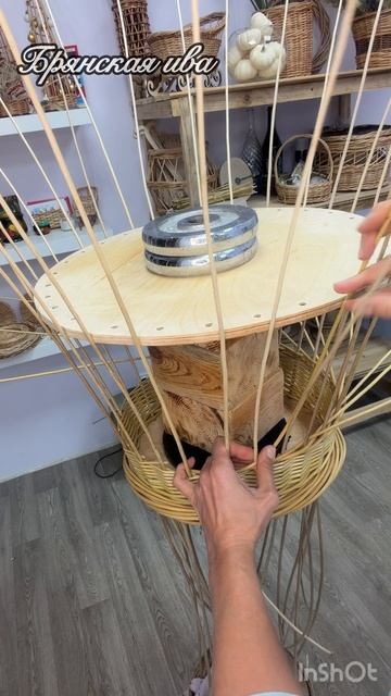 Плетение из натуральной лозы