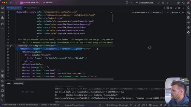 Создание полностью индивидуальной темы Avalonia UI с нуля