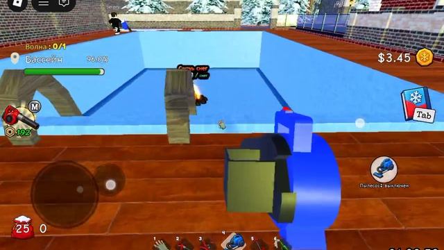 Очисти весь снег в Roblox