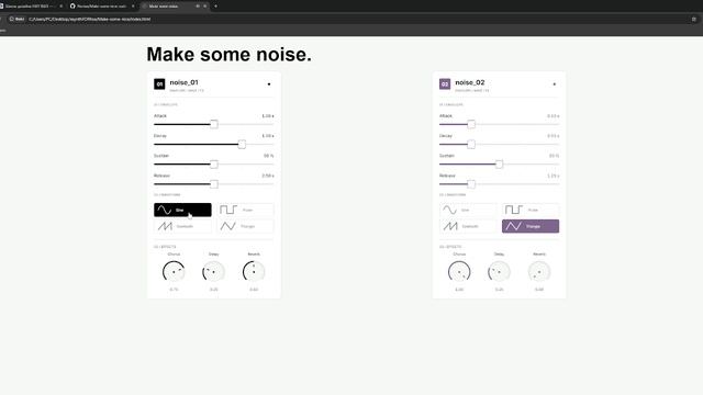 MAKE SOME NOISE.