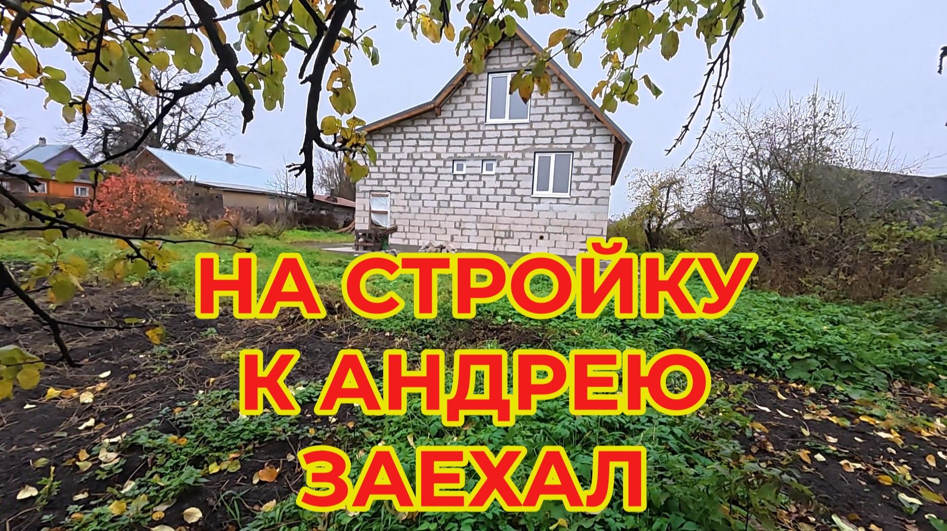 Андрей строит дом
