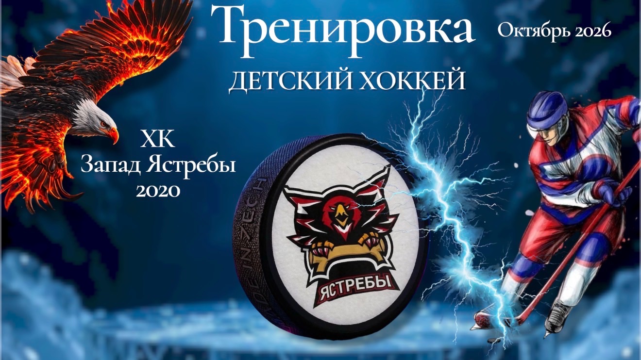 Детский хоккей. Ястребы 2020.