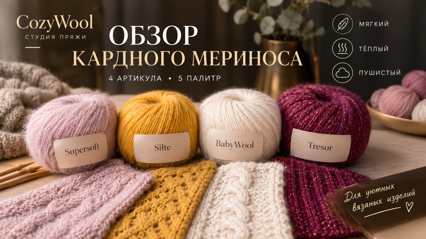 Обзор пряжи