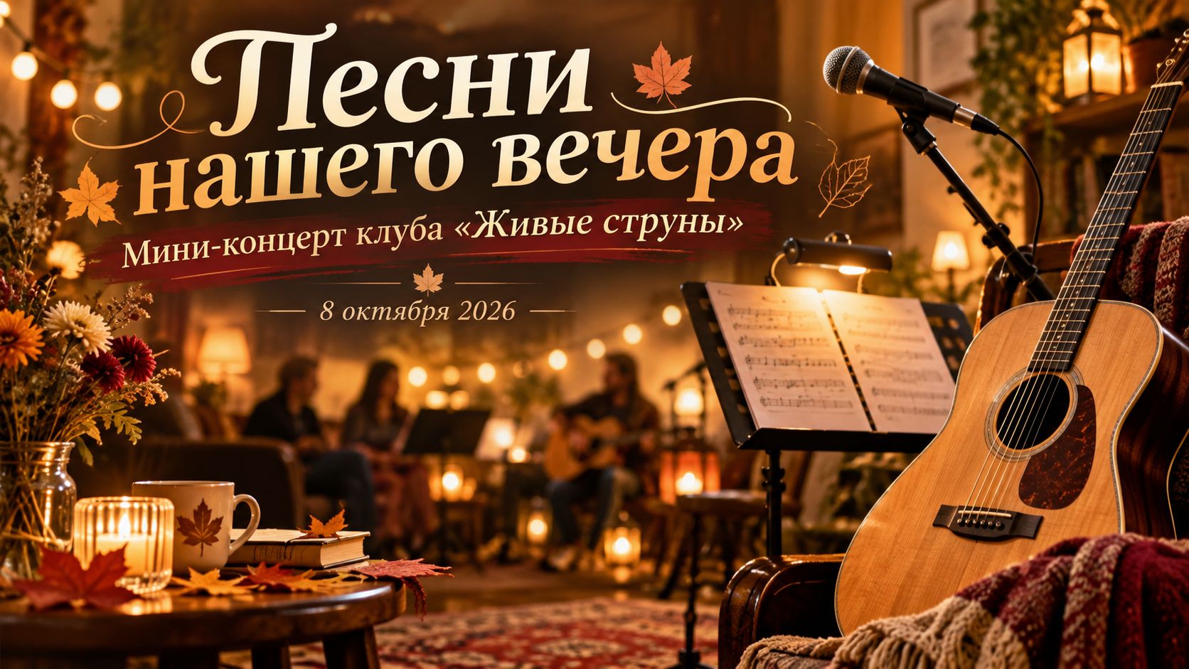Играют участники клуба гитаристов ″Живые струны″