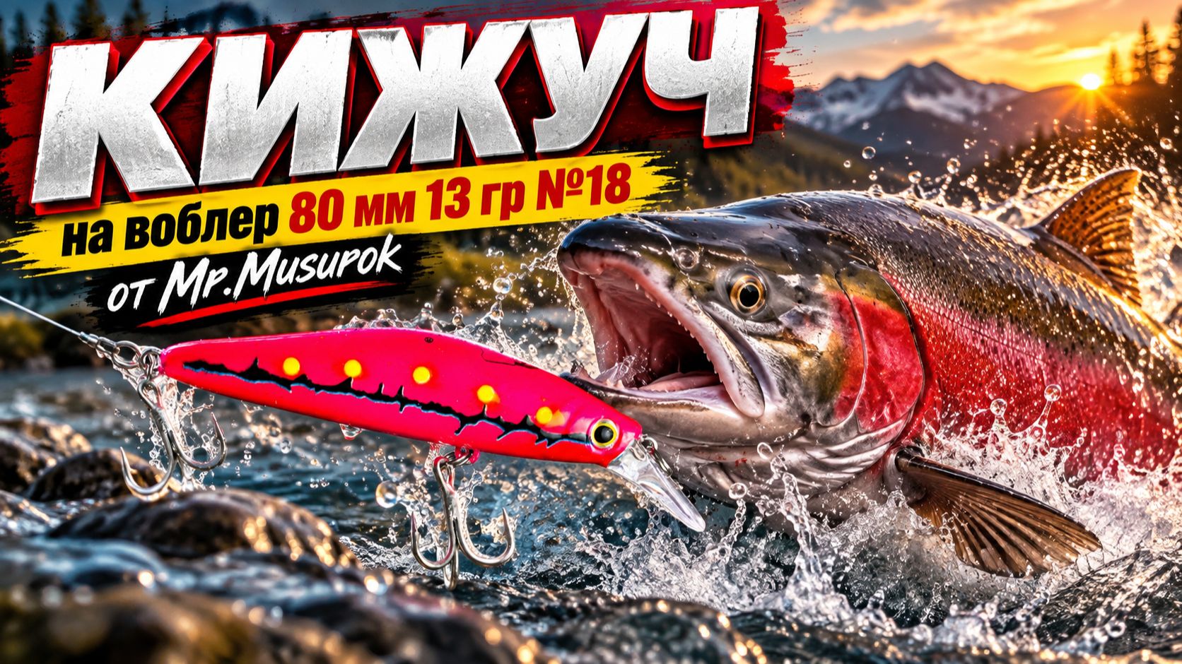 Ловля кижуча на воблеры от Mr. Musurok