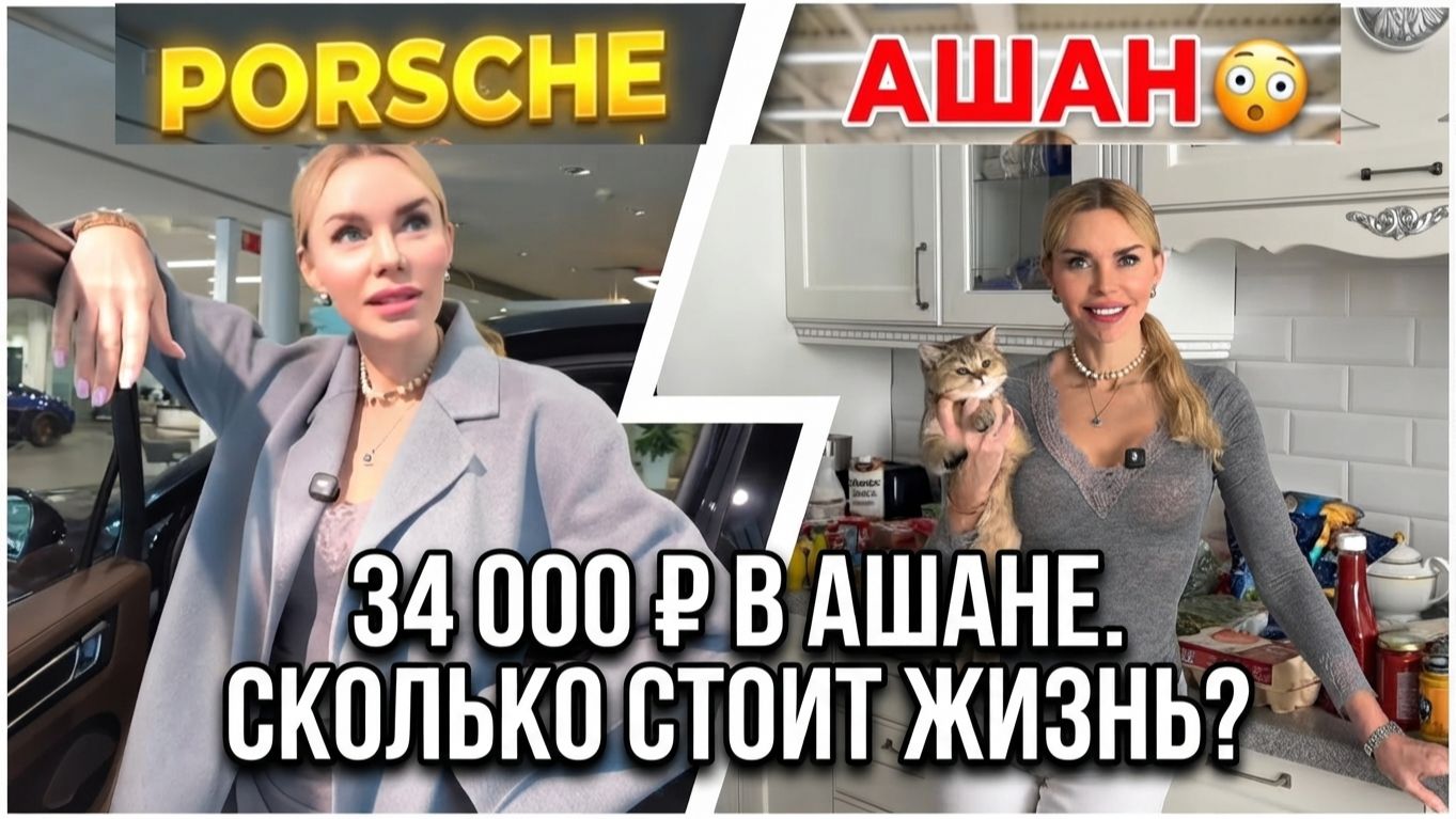 Продуктовые закупки для большой семьи