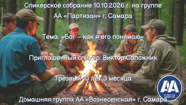 Спикерские АА СДО 12