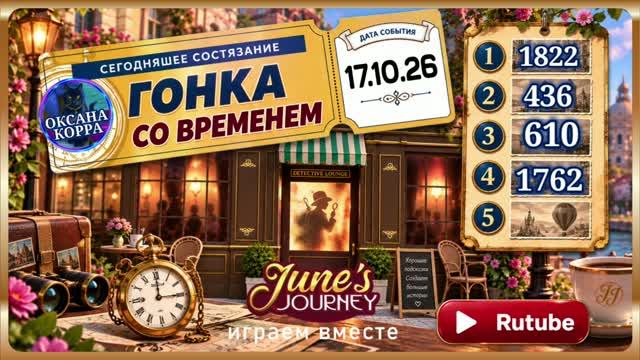 ГОНКА СО ВРЕМЕНЕМ June′s journey.