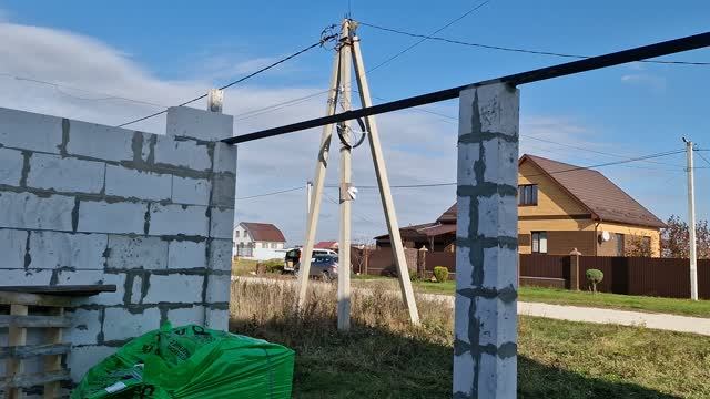 Строительство дома своими руками.