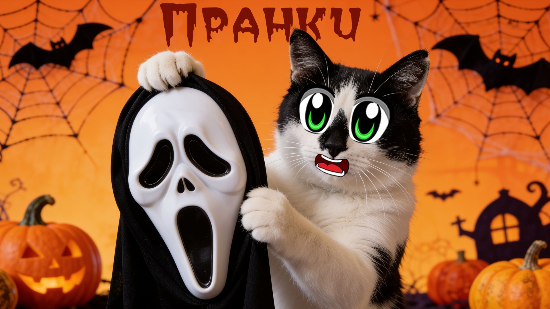 А НУ-КА ДАВАЙ-КА ПРАНКИ над КОТАМИ