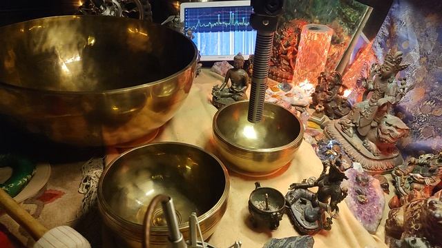 ЧАШИ ЛИНГАМ ТРЁХСТЕННЫЕ ручная ковка - сплав 8 металлов. Самые элитные среди звуковых чаш.