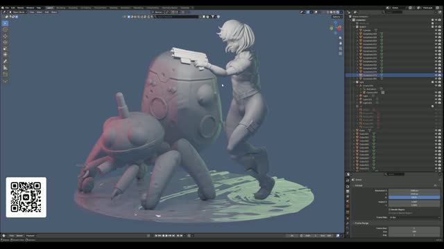 Лепка и печать в 3D - blender