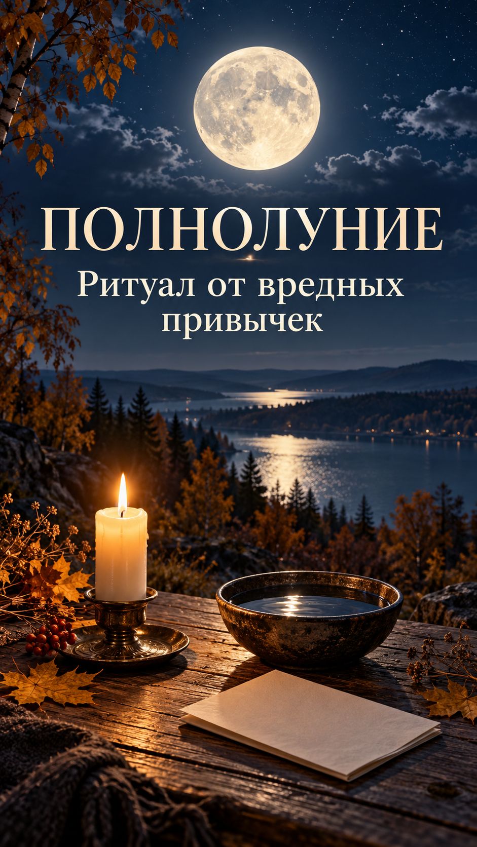 ЛУНА. Полнолуние. Ритуалы