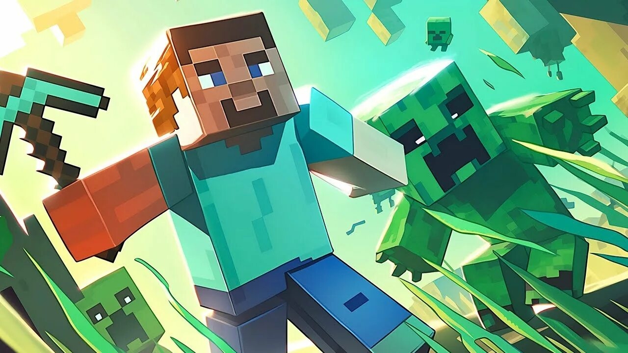 Minecraft с комментариями , Элвис превратился в оборотня,какой 😮 кошмар,а хотел просто отдохнуть
