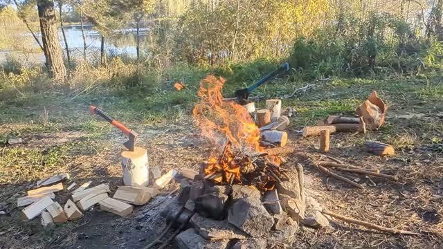 Костерок на потаённом озерке...!))) 24.09.2026 г.