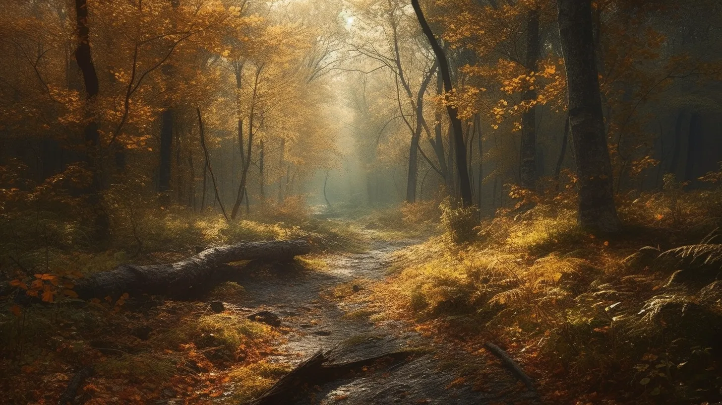 Пейзаж осеннего леса