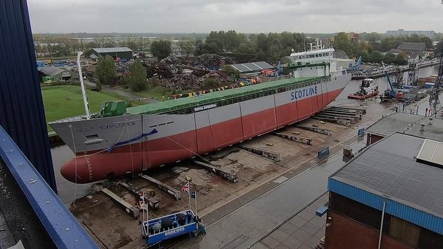 «Scot Explorer» - спуск судна на воду