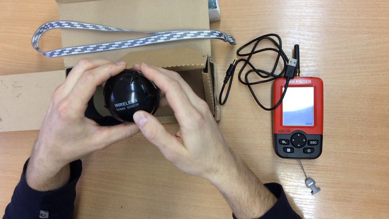 Часть 1. Обзор, тест эхолота FISH FINDER для рыбалки с алиэкспресс
