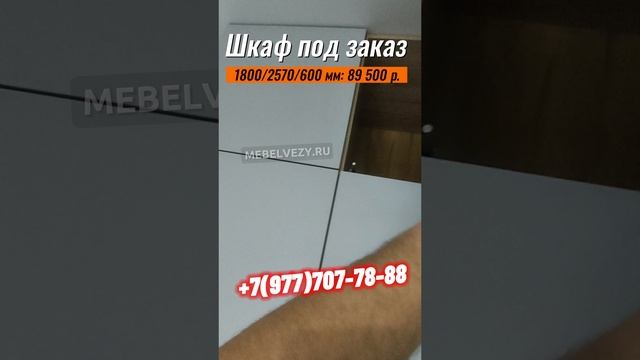 Шкаф арт.sh7 Размер: 1800/2570/600 мм, Цена: 89 500 ₽ под ключ.