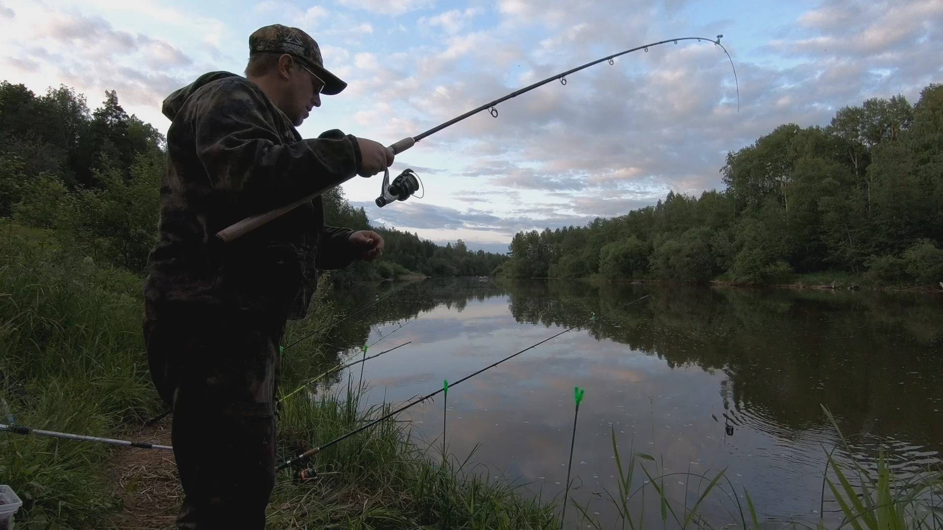 Ловлю плотву на Туре.