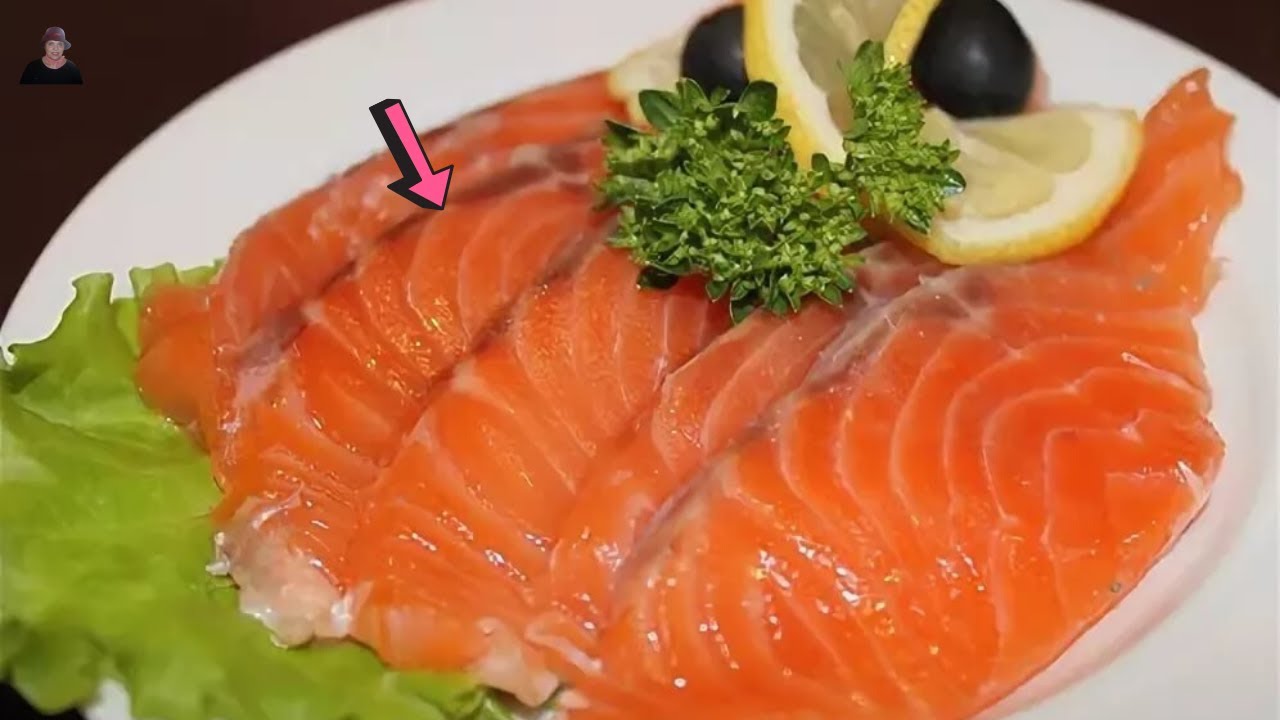 Слабосоленая красная рыбка