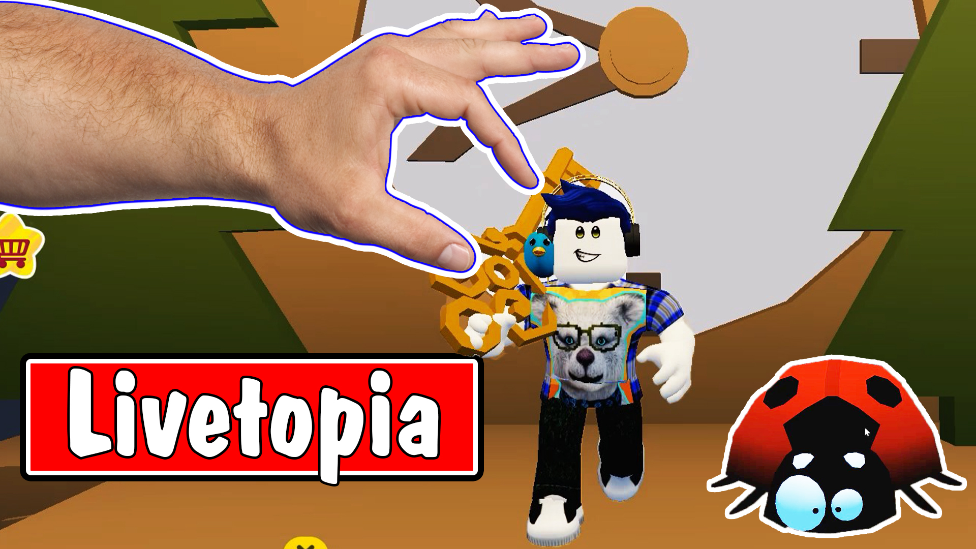 ??? Пёсик Лайки в Роблокс и Огромный Великан Лайфтопии