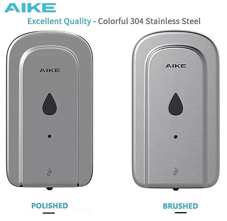 Модель AIKE AK1223 Автодозатор мыла (Нержавейка).mp4