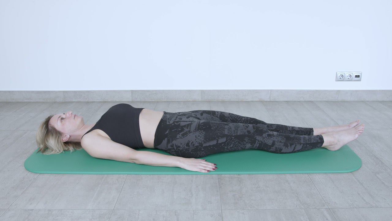 Упражнение 1 при болях в области таза и нижнего отдела спины