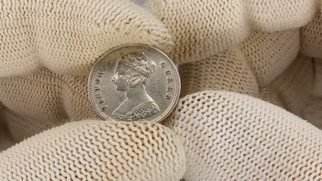 Гонконг 10 центов, 1901 года. Без отметки монетного двора.