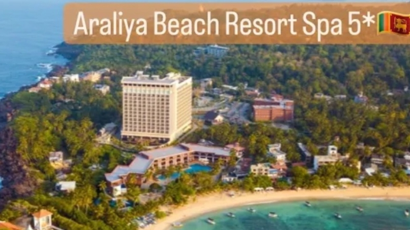 Araliya Beach Resort Spa Unawatuna  семейный отель с  одним  из лучших пляжей для купания #шриланка