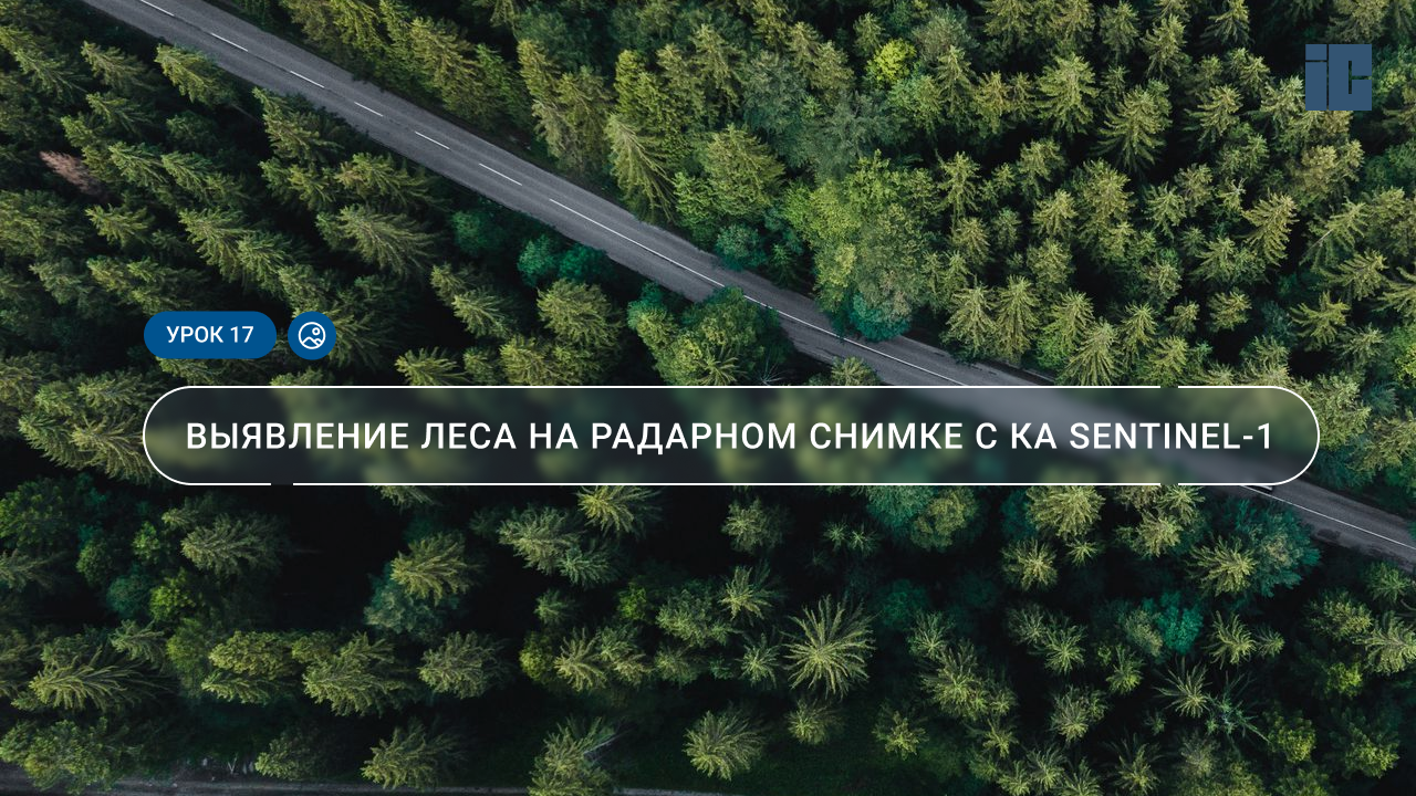 Урок 17. Выявление леса на радарном снимке с КА Sentinel-1