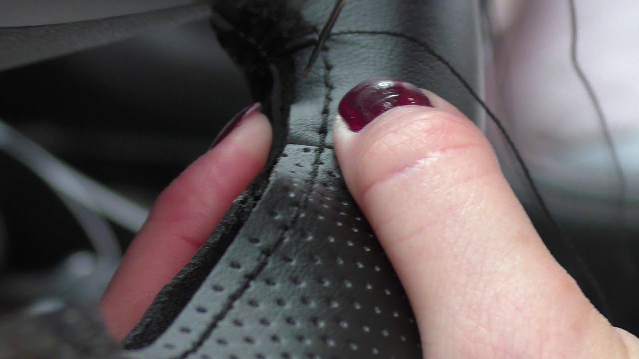 Веста SW. Установка оплётки рулевого колеса..