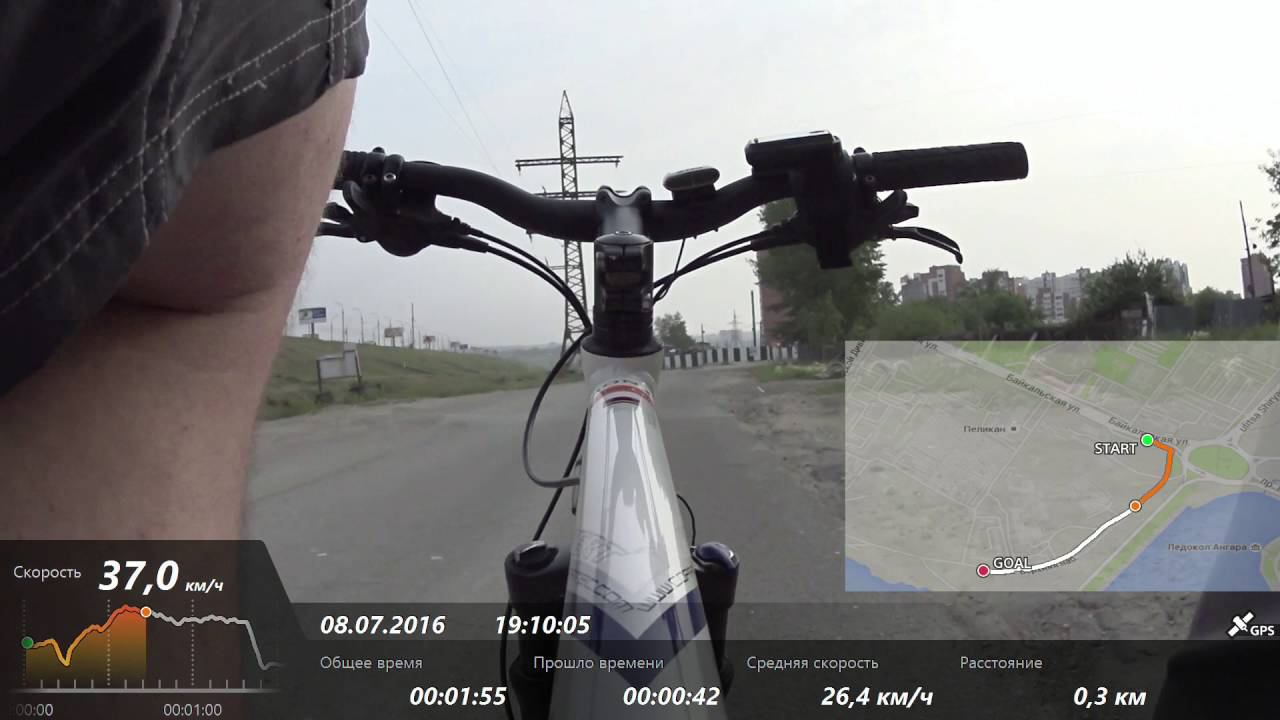 На велике. Взгляд из-под сидения