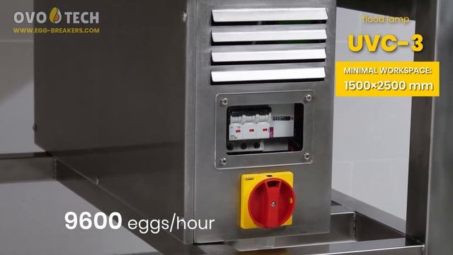 Машины для дезинфекции яиц ультрафиолетом UVC Ovo-Tech