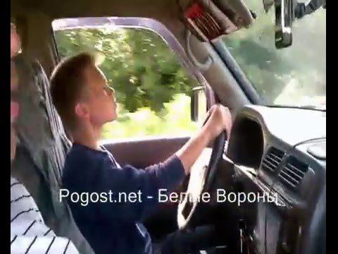 Nissan Patrol, а за рулём 12 летний мальчишка