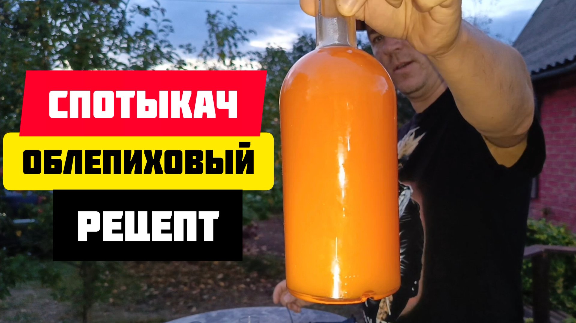 Спотыкач облепиховый,на самогоне.Рецепт