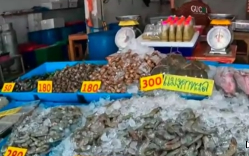Бангкок, морепродукты на рынке
