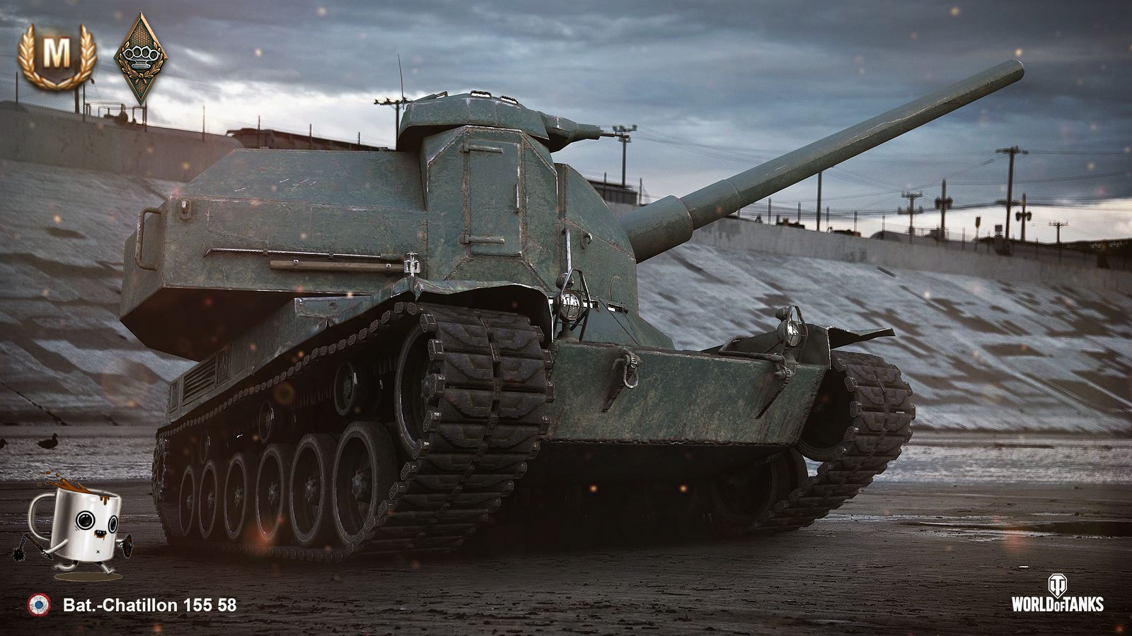 Bat  Châtillon 155 58 (B C 155 58) - Мастер