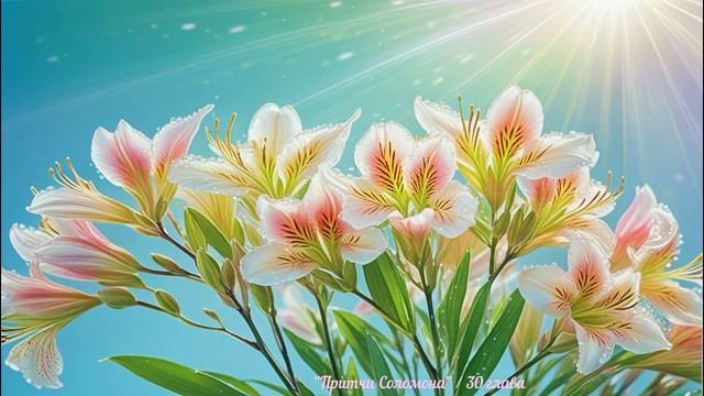 "Притчи Соломона" / 30 ГЛАВА