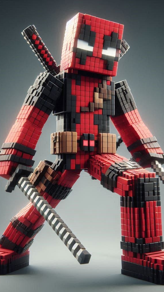 Супергерои в стиле Майнкрафт #shorts #marvel #марвел #мстители #marvel #avengers #втоп #врек #ии