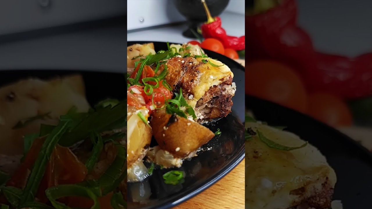 [БЕЗ ВОЗНИ] МОЛОДАЯ КАРТОШЕЧКА в духовке с курицей