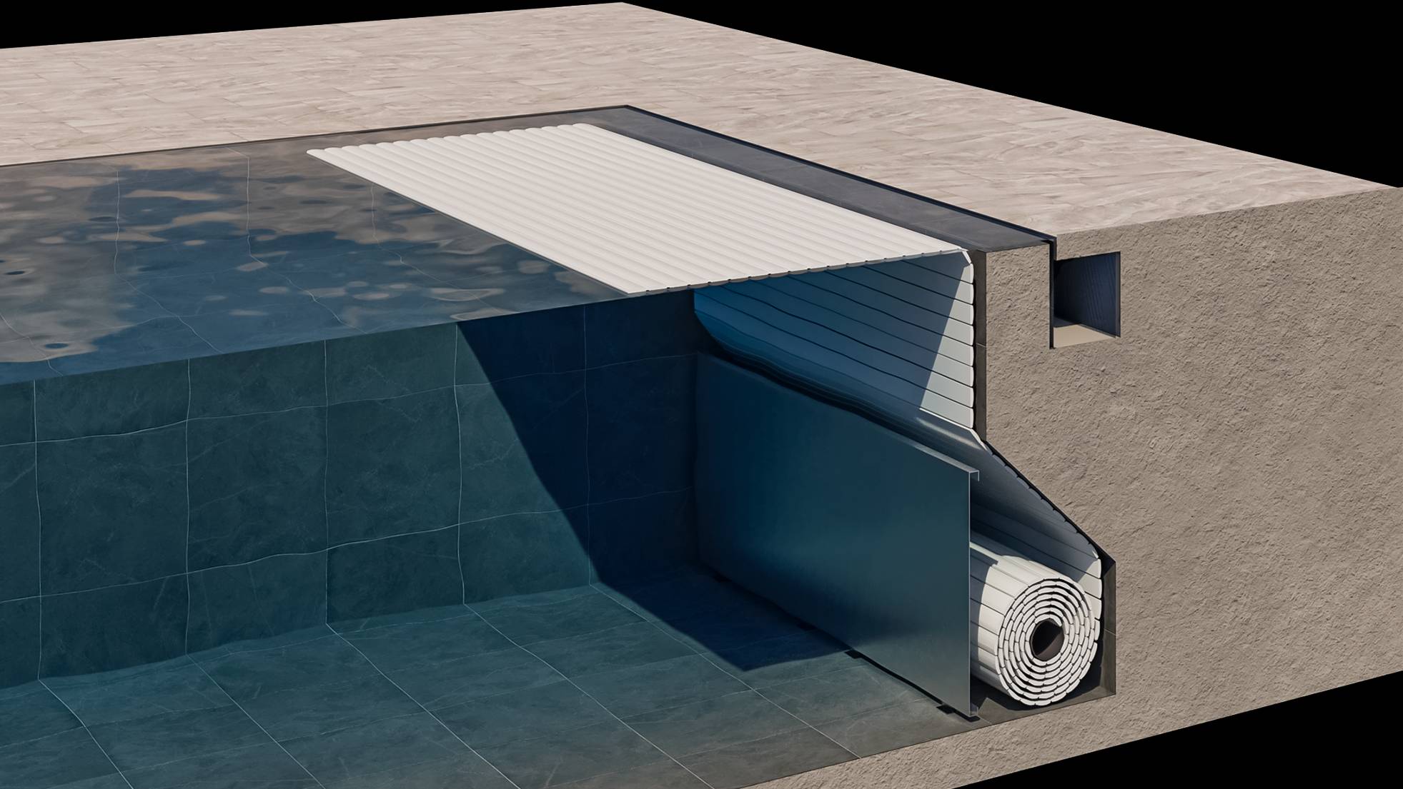 Замена Чешского подводного сматывающего устройства на наше Electro Cover