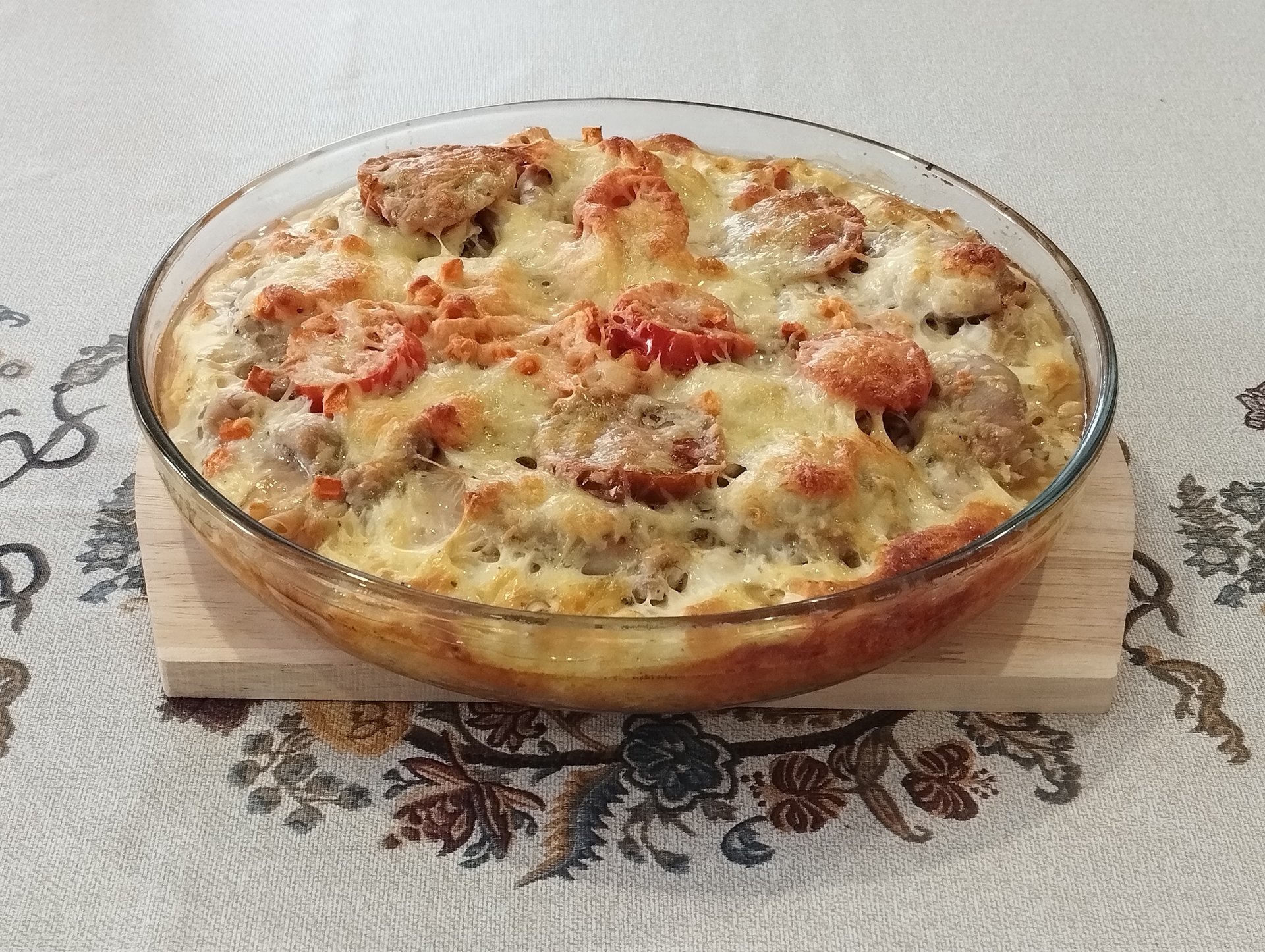 Вкусное блюдо из макарон Ленивая жена СЧАСТЛИВ МУЖ