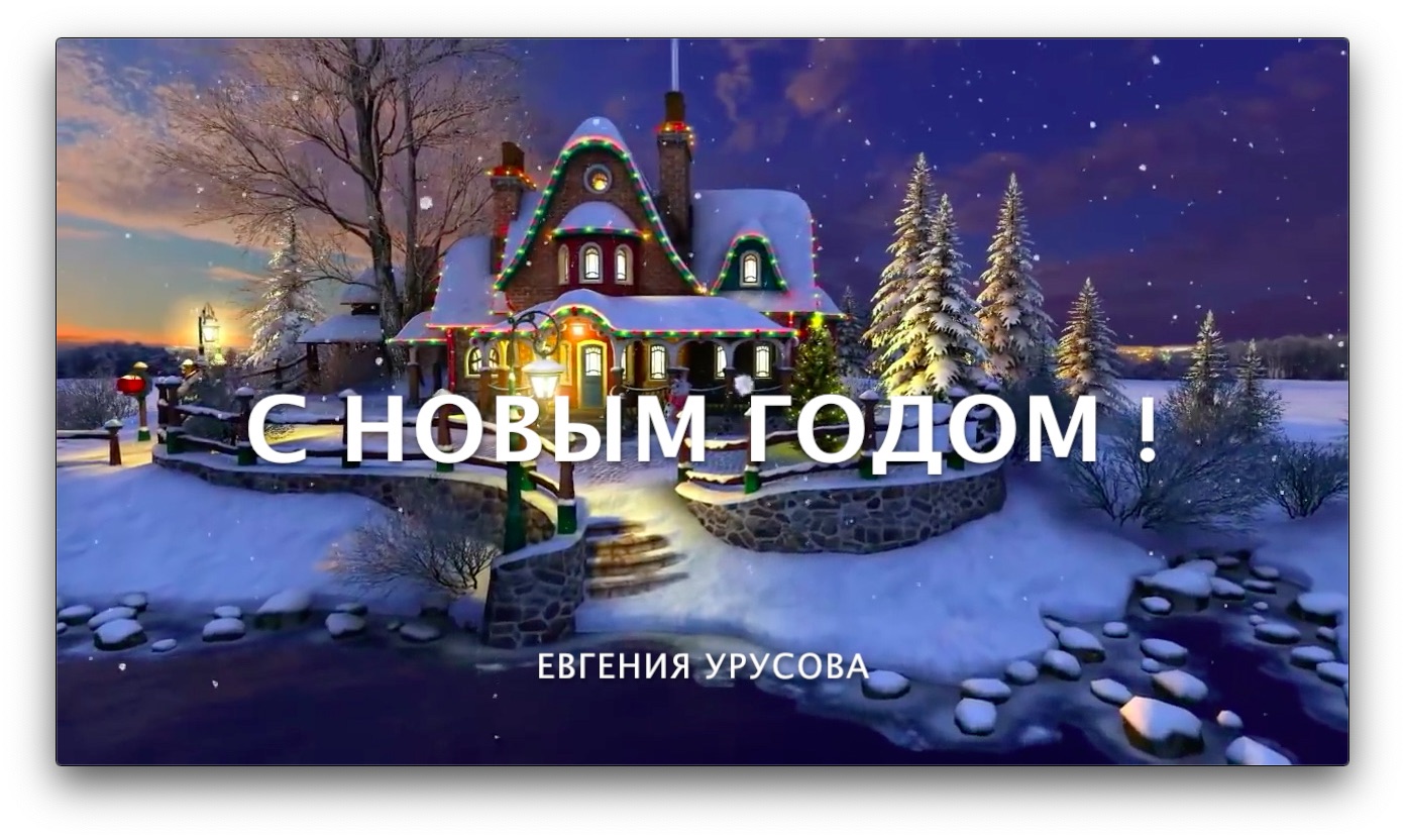 (Ютуб 24.12.2017) Шутливое поздравление с Новым Годом!